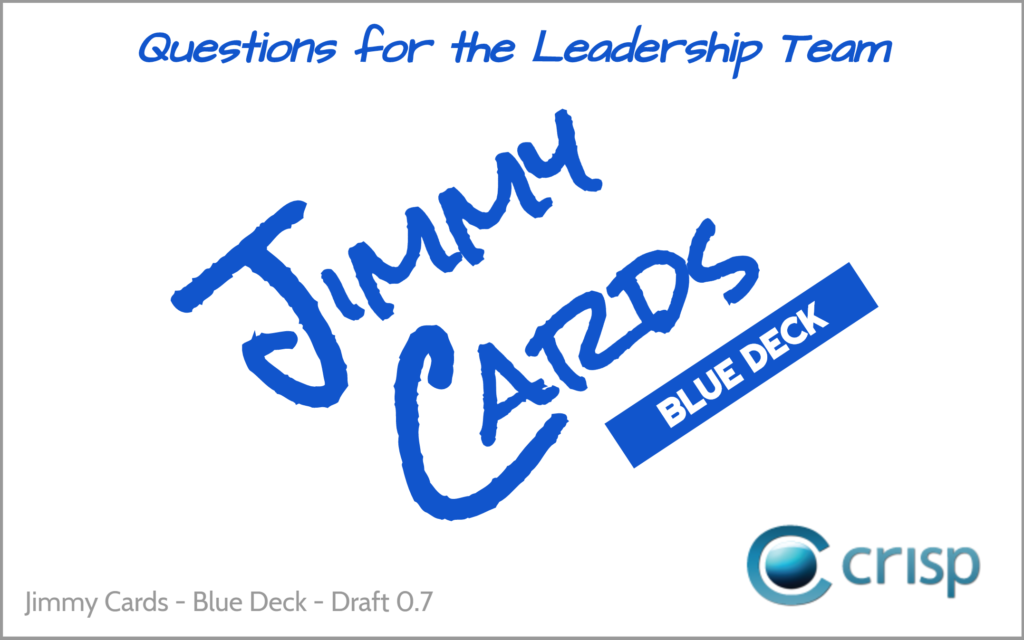New Jimmy Cards in the making - Blue and Black Deck - Crisp's Blog